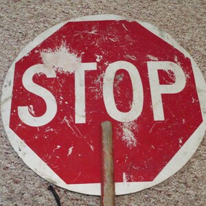 Large Hand Held STOP Sign,school Crossing Guard STOP Sign,hand Held ...