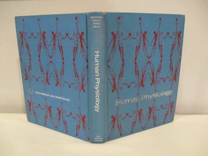 1972 Physiology Textbook,human Physiology by Morrison,high School ...