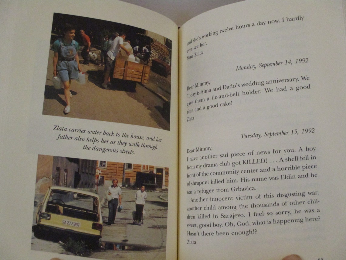 Zlata's Diary,a Child's Life in Sarajevo, Zlata Filipovic,diary of a ...