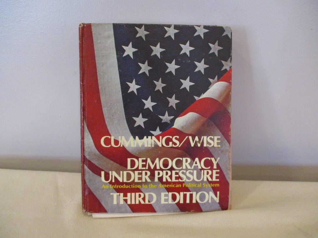 1977 Political Science Textbook,government Textbook,democracy Under ...