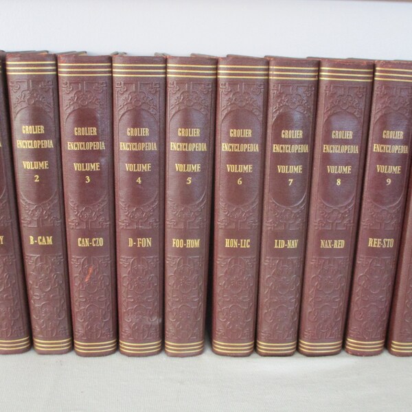 Encyclopedia Set - Etsy