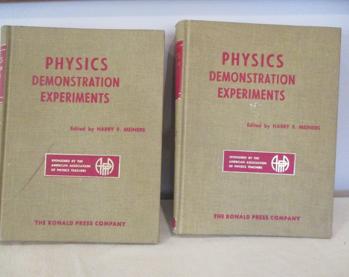 1970 Physics Demonstration Experiments in 2 Volumes by Harry Meiners ...