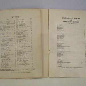 4 Vintage Songbooks for Children,cowboy Songs,old Songs,favorite Songs ...
