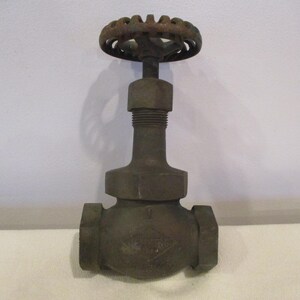 Large Jenkins Bros Gate Valve,1 Inch Brass Gate Valve,steam Punk,metal ...