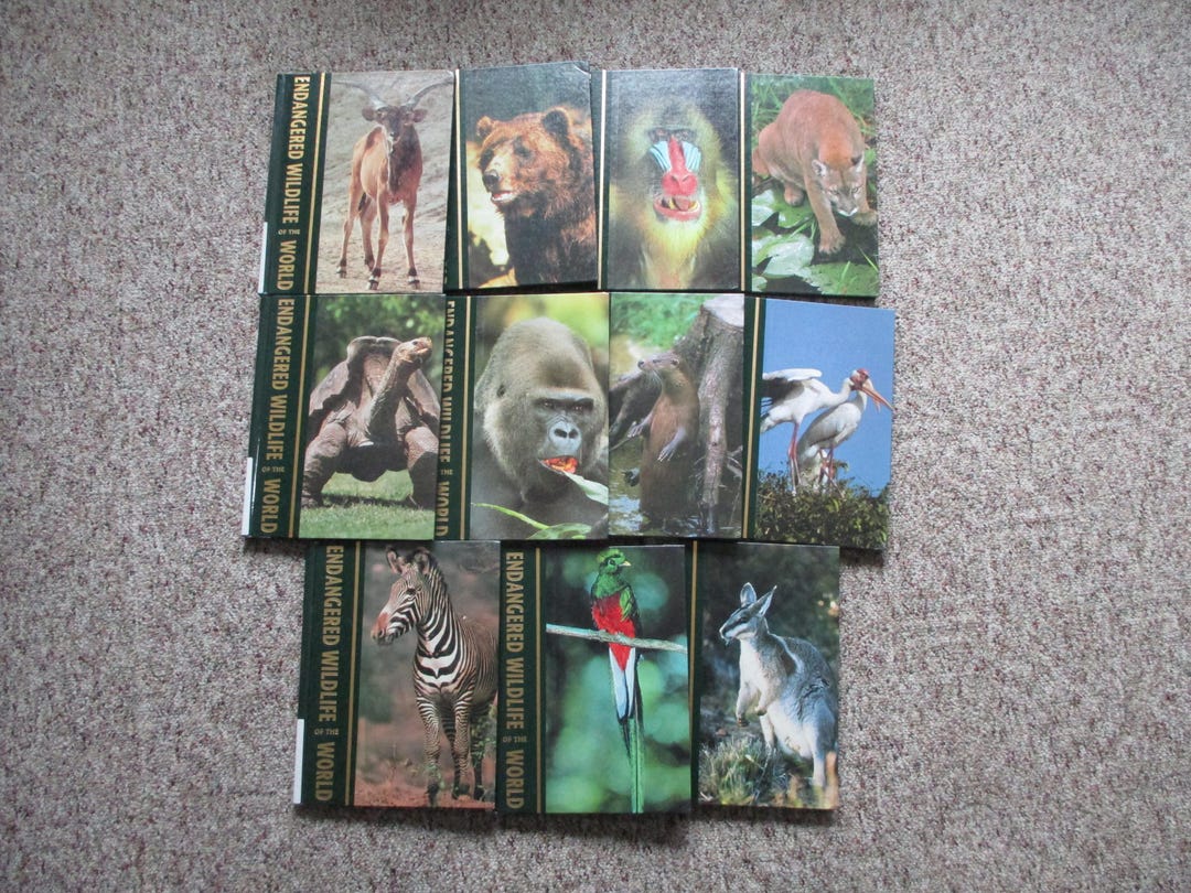 Endangered Wildlife of the World Complete Book Set,endangered Wildlife ...