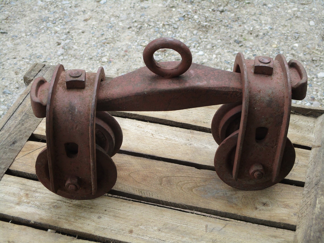 Antique Hay Trolley,hay Carrier,barn Trolley,rustic Farm Implement,barn ...