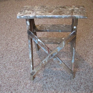 Wood Step Ladder,small Step Ladder,photo Prop,plant Stand,step Stool ...