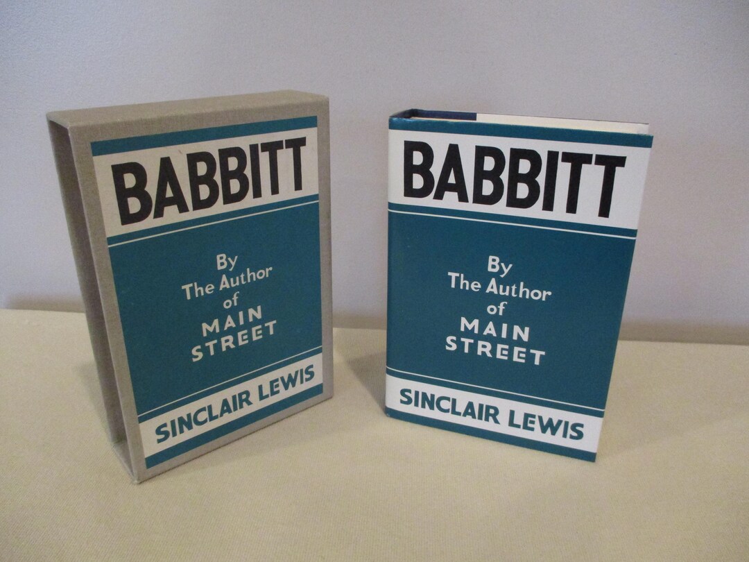 Babbitt by Sinclair Lewis,first Edition Library,facsimile First Edition of Babbitt by Sinclair ...