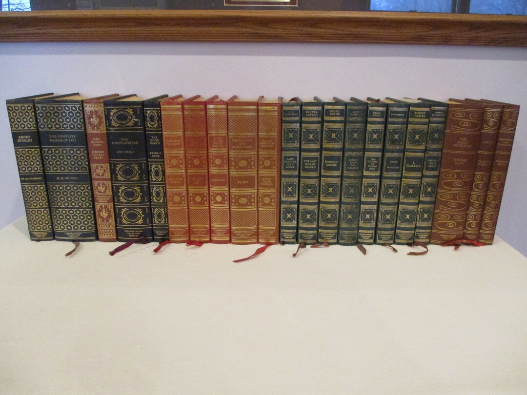 Lot of 21 International Collectors Library Decorative Books,classic ...