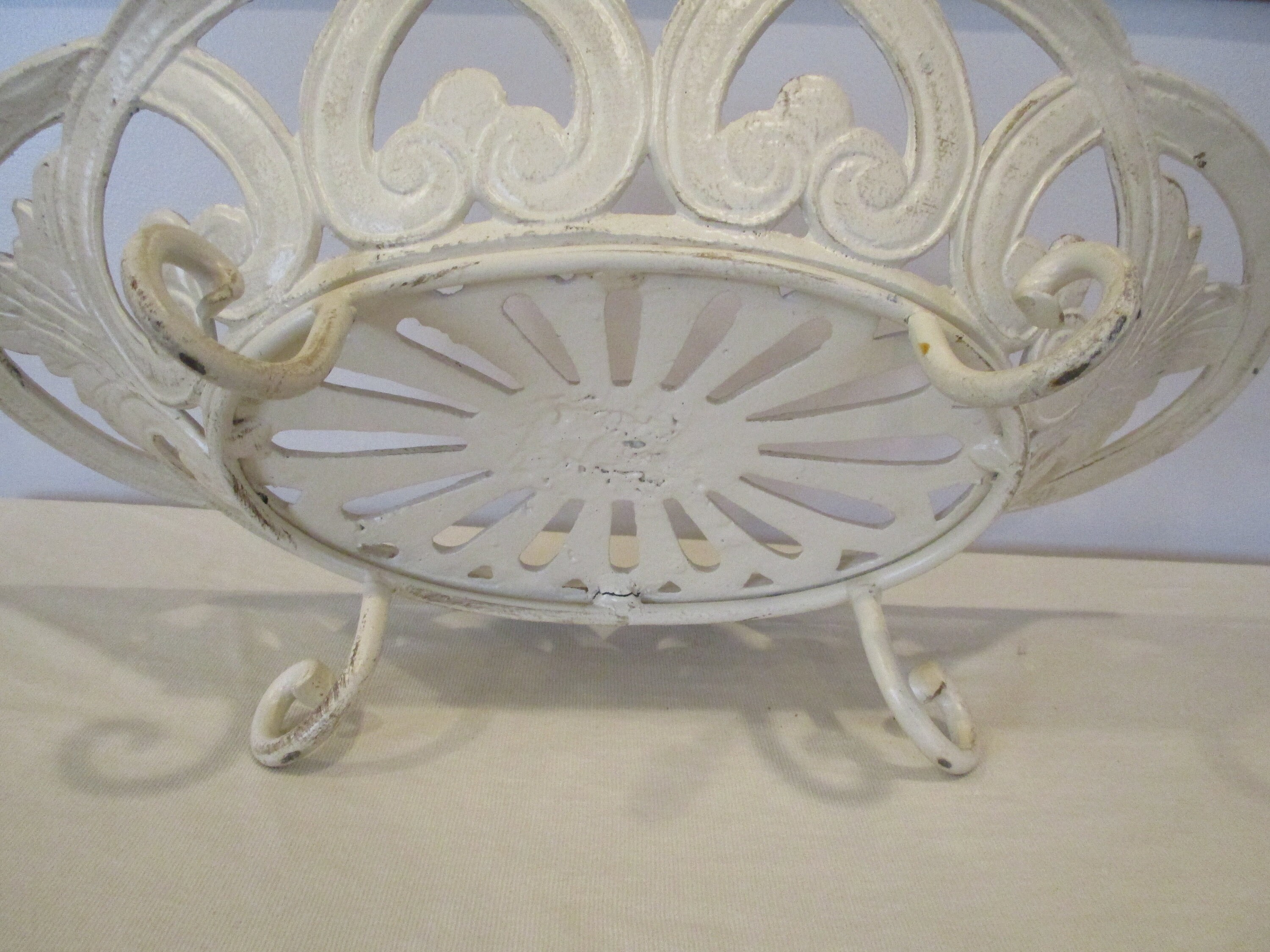 Large wrought iron basket plantergarden planterpatio | Etsy