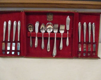 Rose Pattern Silverware - Etsy