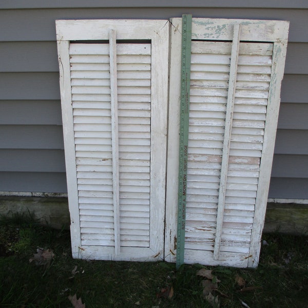 Distressed Shutters - Etsy