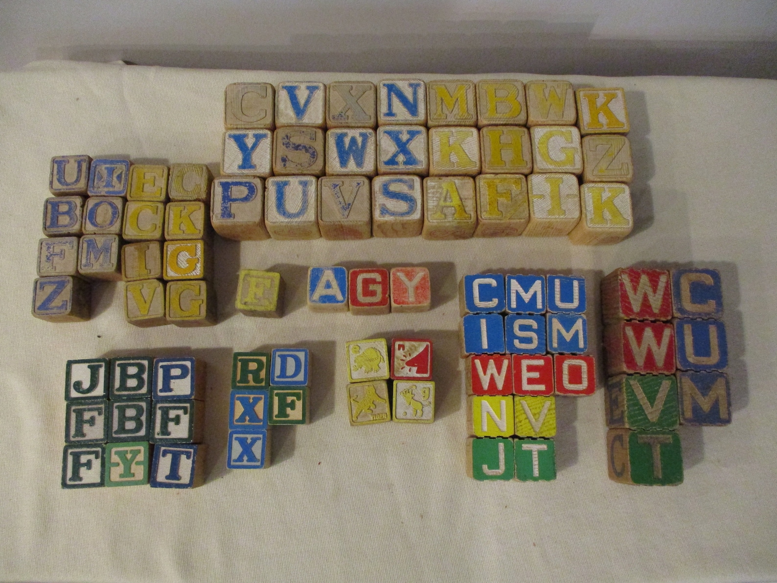 Alphabet Blocks,81 Wood Letter Blocks,nursery Decor,wood Blocks,craft ...