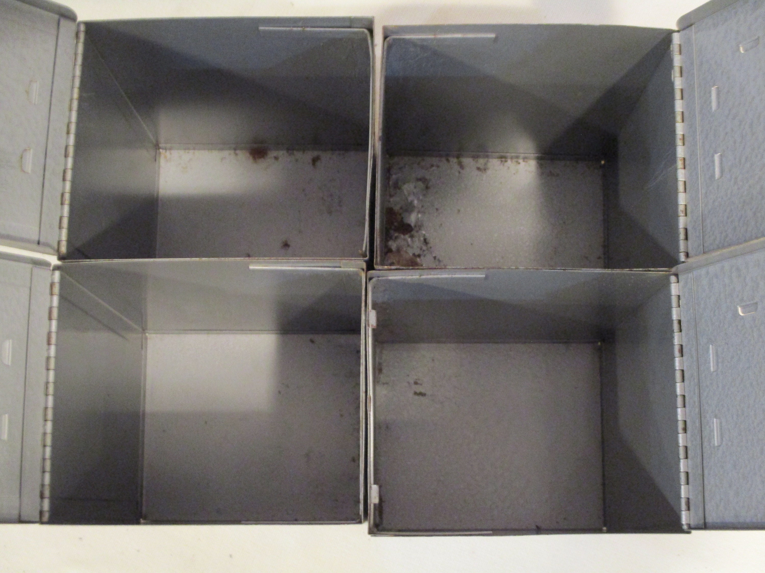 Metal Prescription File Boxgray Pharmacy File Boxapothecary - Etsy