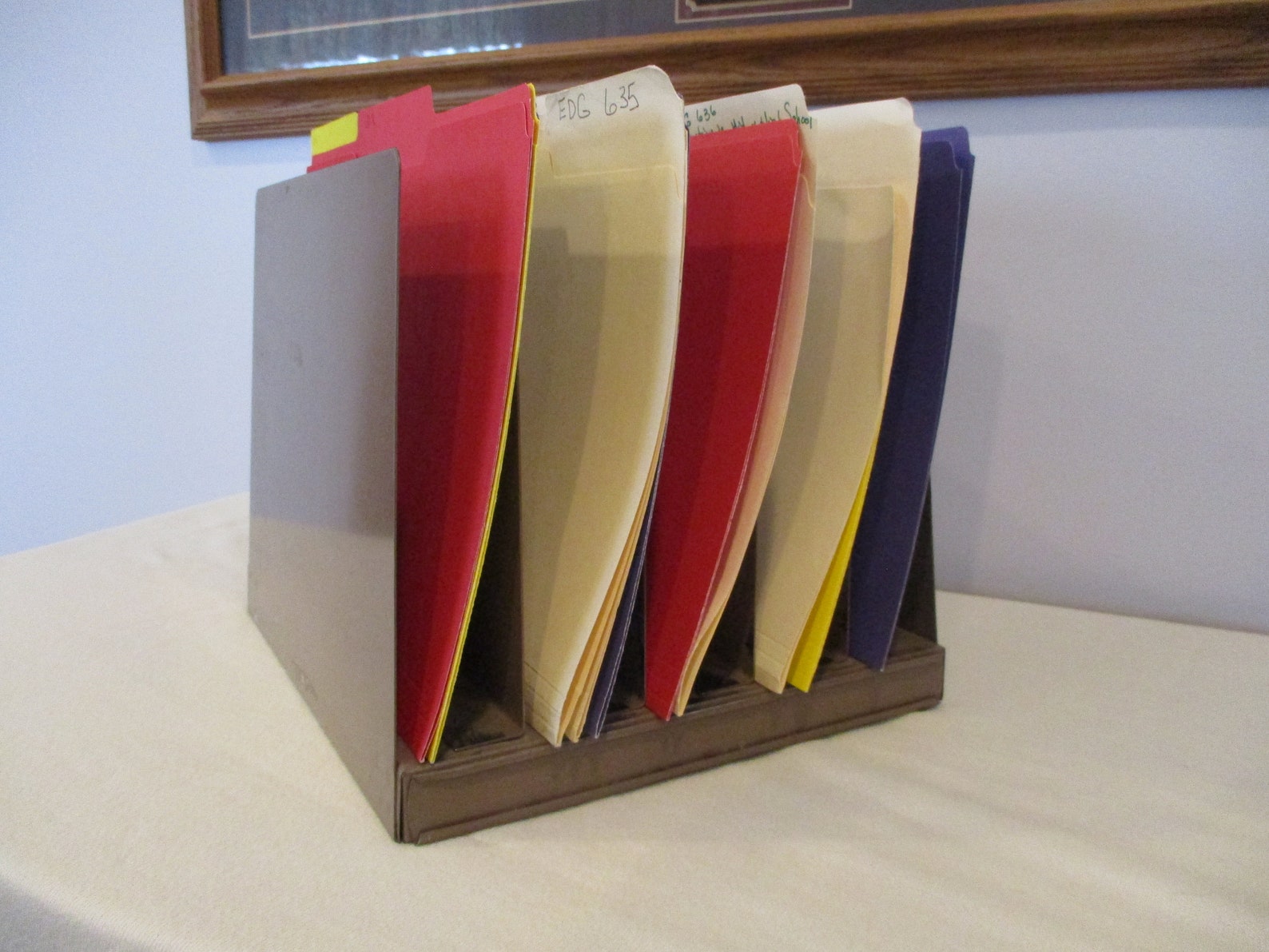 Desk Top Filing,metal Desk Top File,teacher Organizer,industrial ...