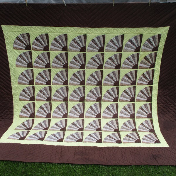 Brown Quilt - Etsy