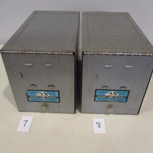 Metal Prescription File Box,gray Pharmacy File Box,apothecary File Box ...