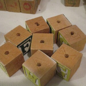 Alphabet Blocks,81 Wood Letter Blocks,nursery Decor,wood Blocks,craft ...