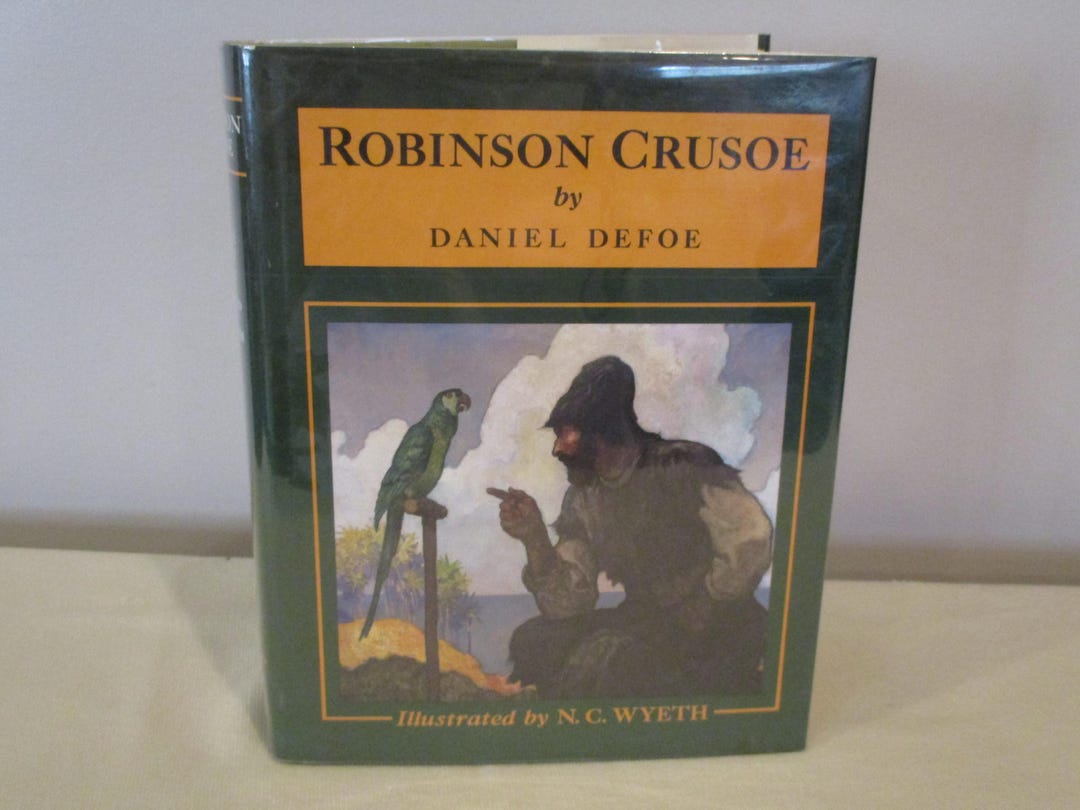 Robinson Crusoe by Daniel Defoe,nc Wyeth Illustrations,classic ...