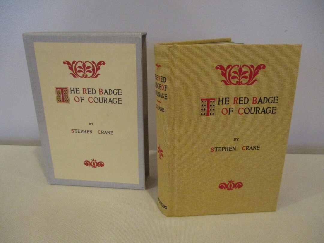 Red Badge of Courage by Crane,first Edition Library,facsimile First ...