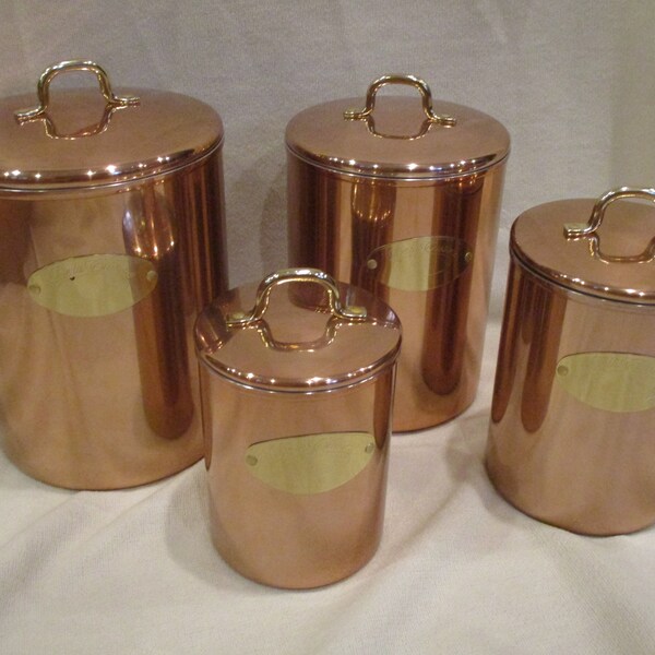 Copper Canister - Shop Online - Etsy