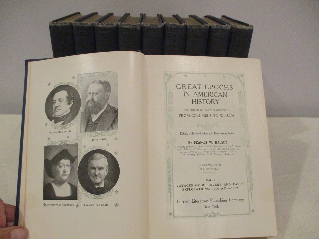 1916 Great Epochs in American History Complete 10 Volumes by - Etsy