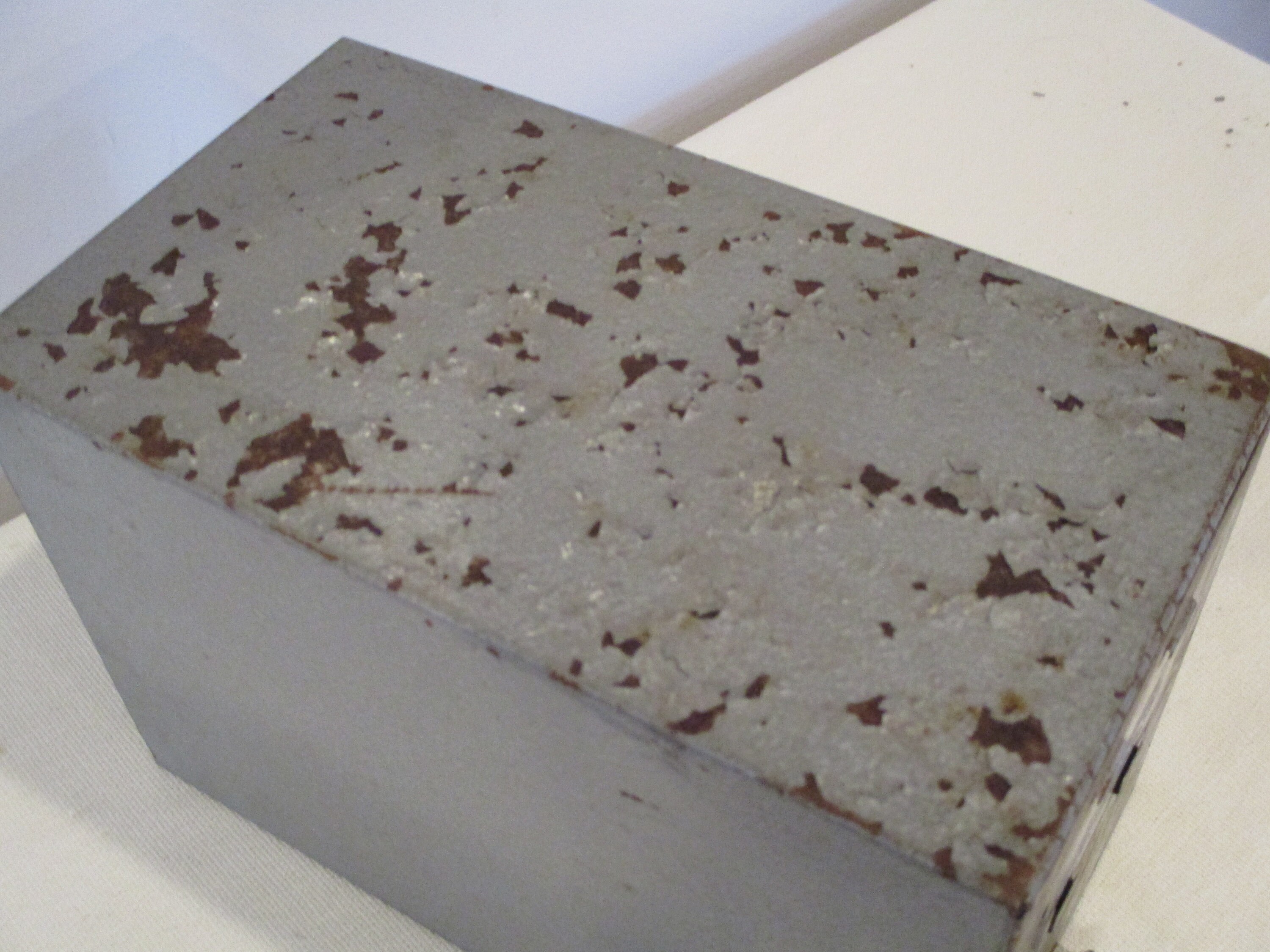 Storage & Organization metal prescription file box,gray pharmacy file ...