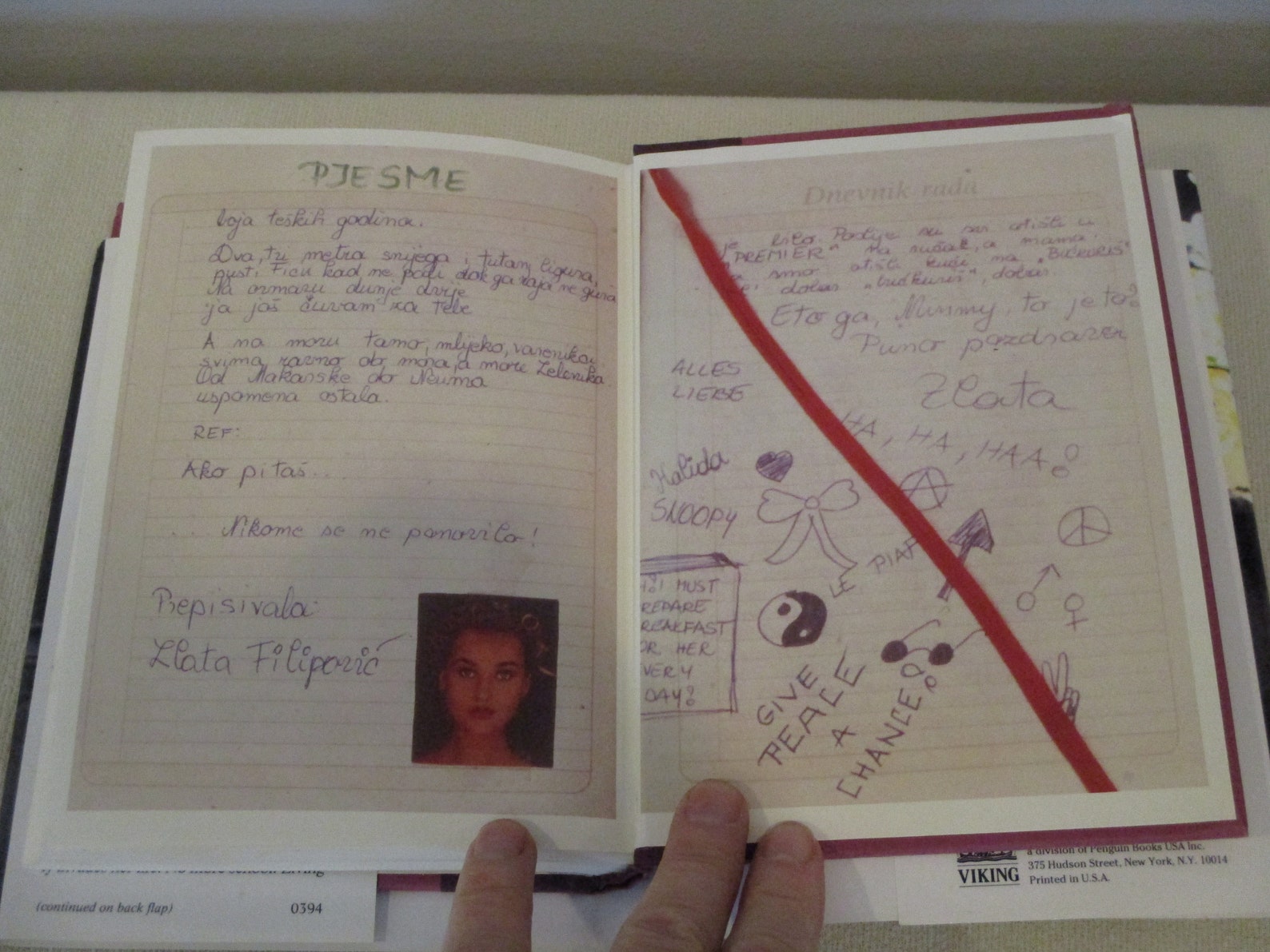 Zlata's Diary,a Child's Life in Sarajevo, Zlata Filipovic,diary of a ...