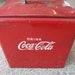 Coca Cola Red Metal Cooler,metal Cooler,ice Box,vintage Picnic,beer ...