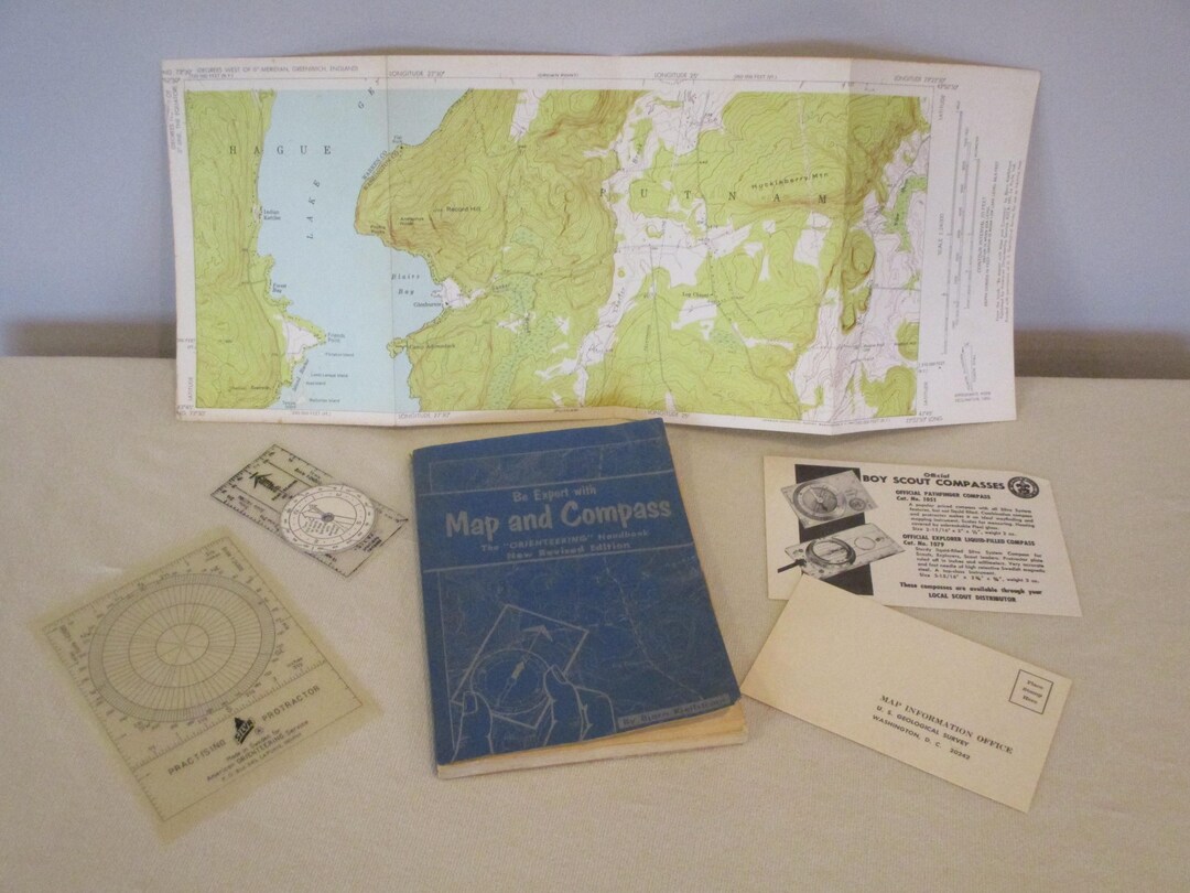 Map and Compass Orienteering Handbook by Bjorn Kjellstrom,hiking,map ...