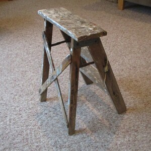 Wood Step Ladder,small Step Ladder,photo Prop,plant Stand,step Stool ...