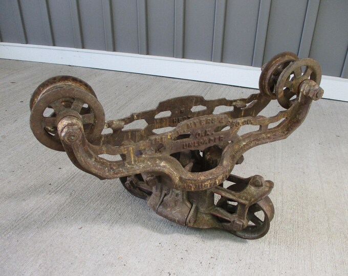 Antique Hay Trolley,meyers Hay Unloader,swivel Hay Trolley,swivel Hay ...