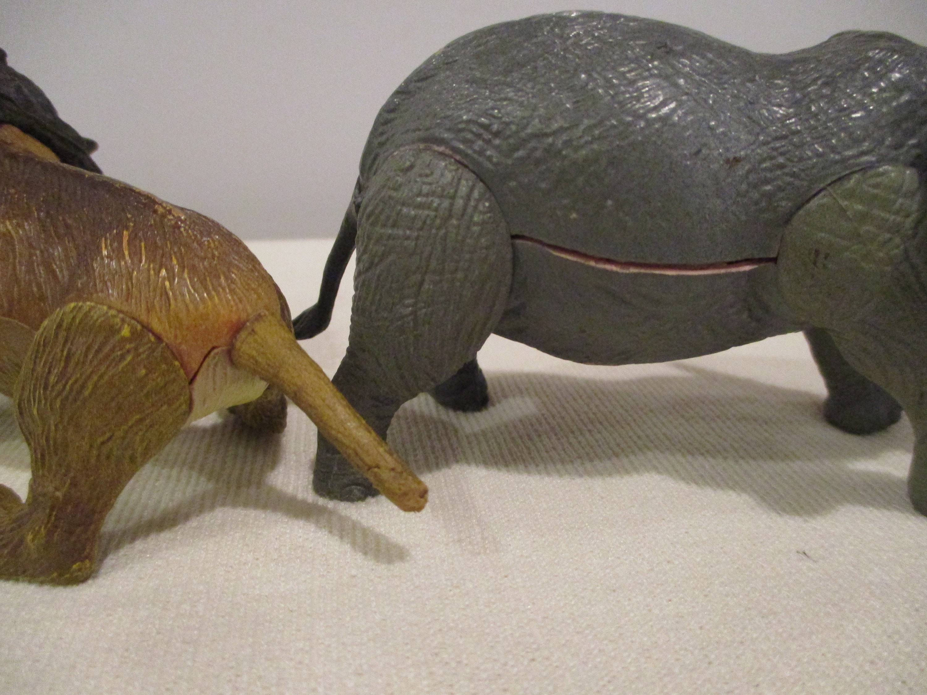 6 Toy Safari Animals With Movable Joints,wildlife Toy Animals,elephant ...