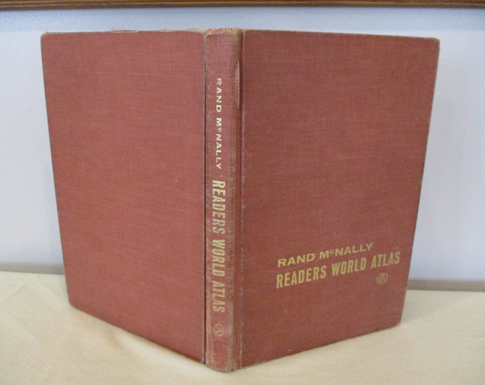 1961 World Atlas,rand Mcnally Readers World Atlas,1961 World Political ...