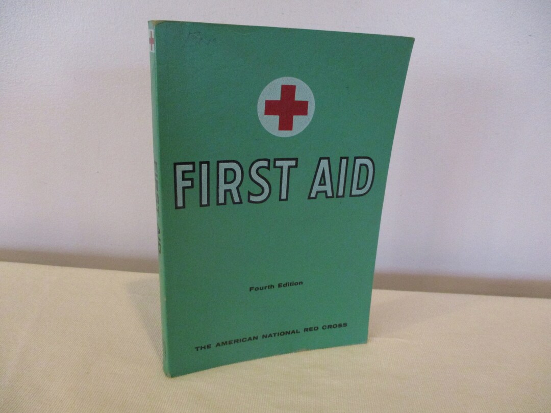 American Red Cross First Aid Book,green First Aid Book,life Saving Book ...