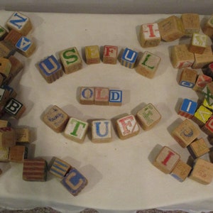 Alphabet Blocks,81 Wood Letter Blocks,nursery Decor,wood Blocks,craft ...