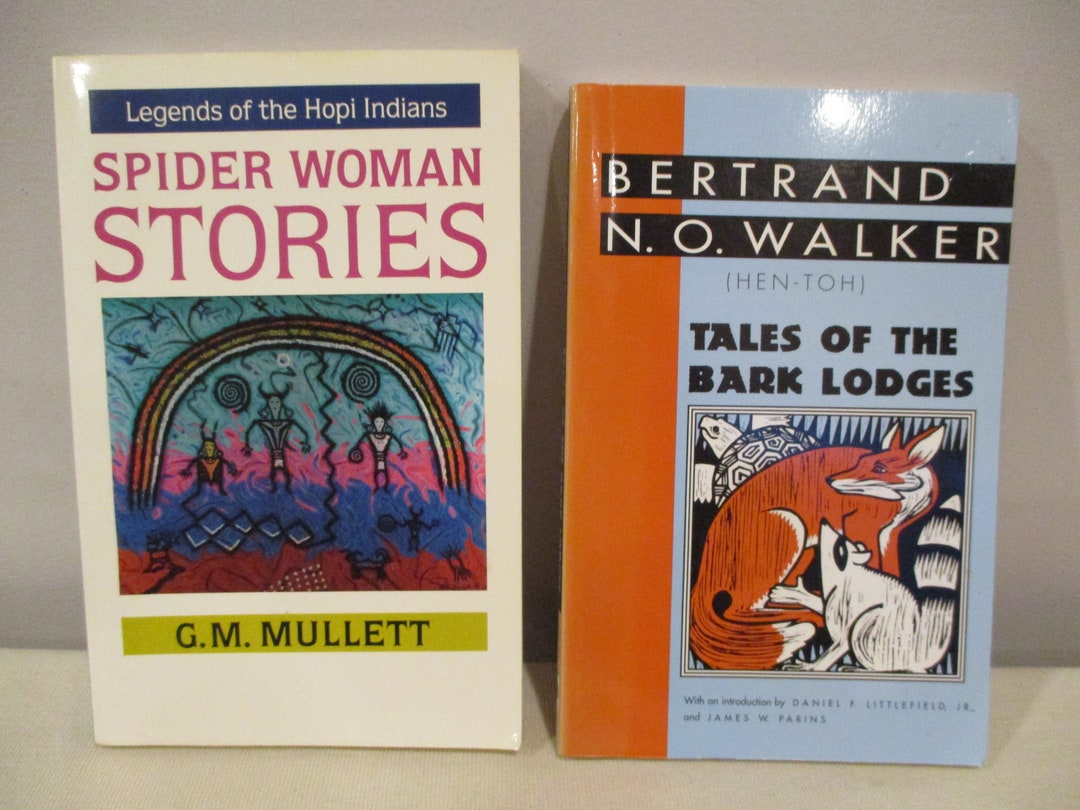 2 Native American Legend Books,spider Woman Stories,tales of the Bark ...