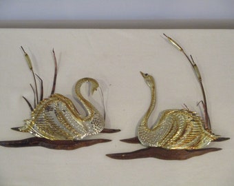 Swan Metal Wall Art | Etsy