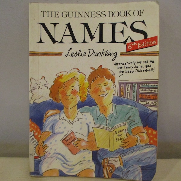 Vintage Book of Baby Names - Etsy