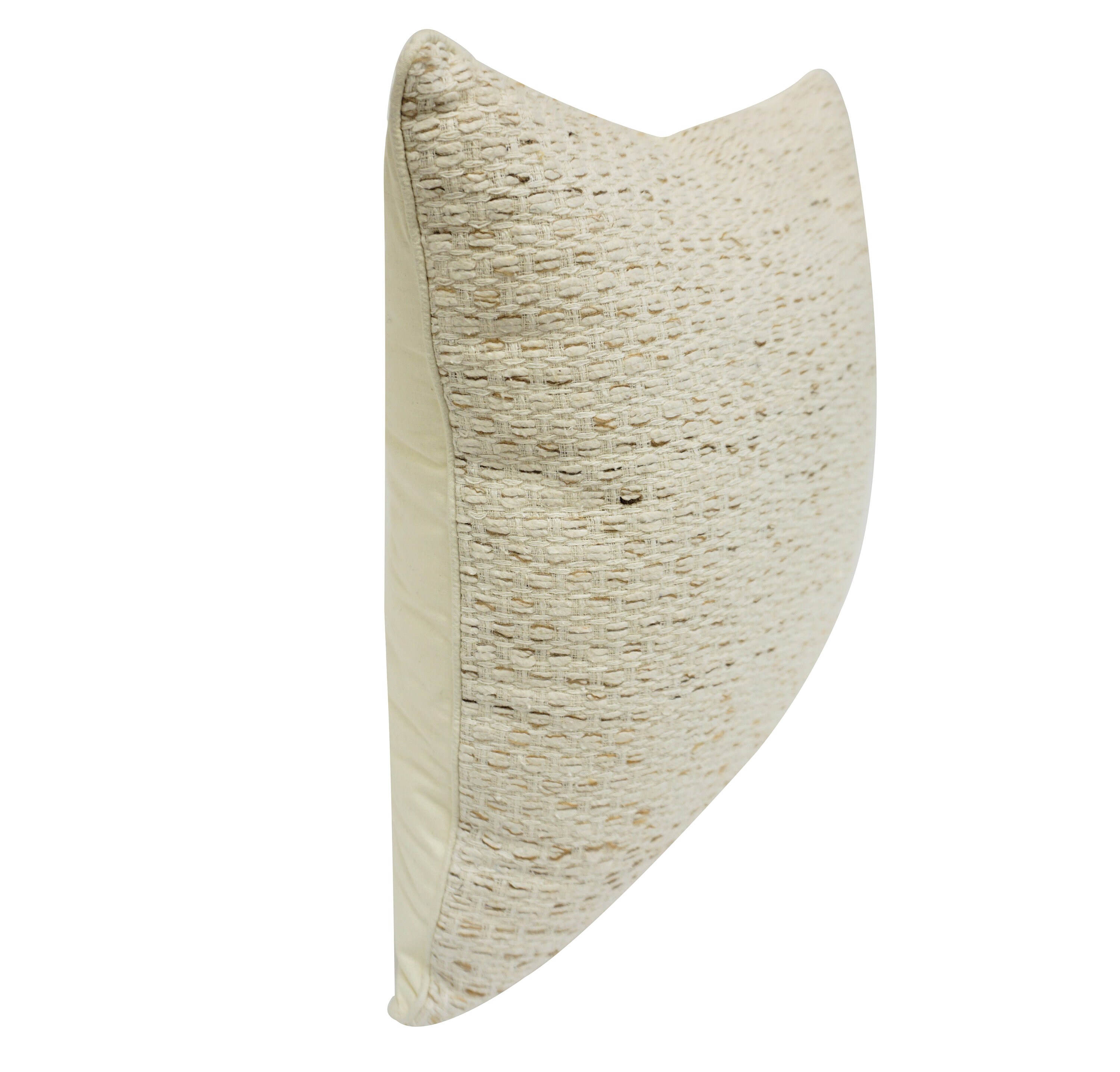 Khoy Vintage Raw Silk Throw Pillow in Natural Colors 18x18 - Etsy