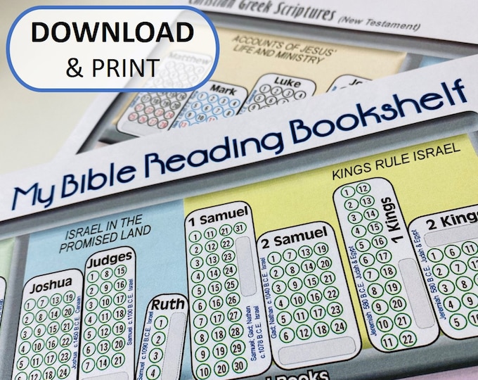 Bible Reading Tracker Coloring Page, Color as You Go, Bible Tracker ...
