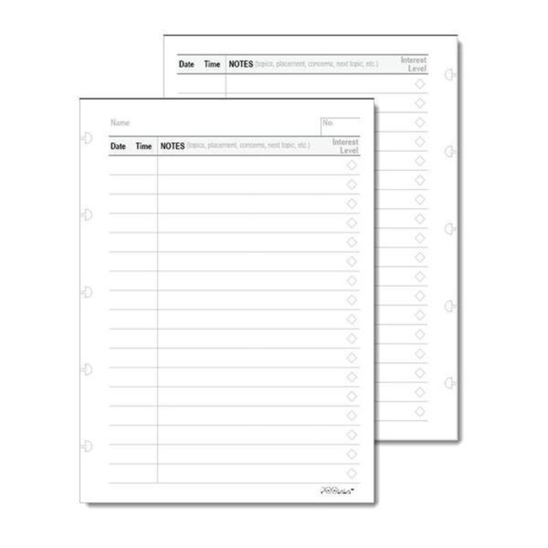 Return Visit Records Additional Sheets - Pocket Size (for Peglala ...