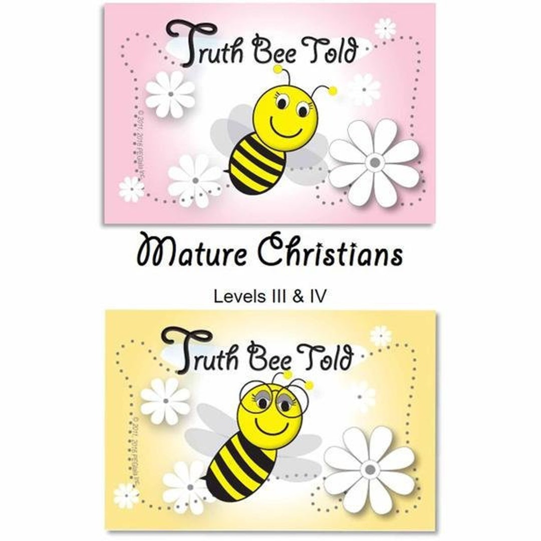 Printable: Truth Bee Told Cards (mature Christians) - Stimulate ...