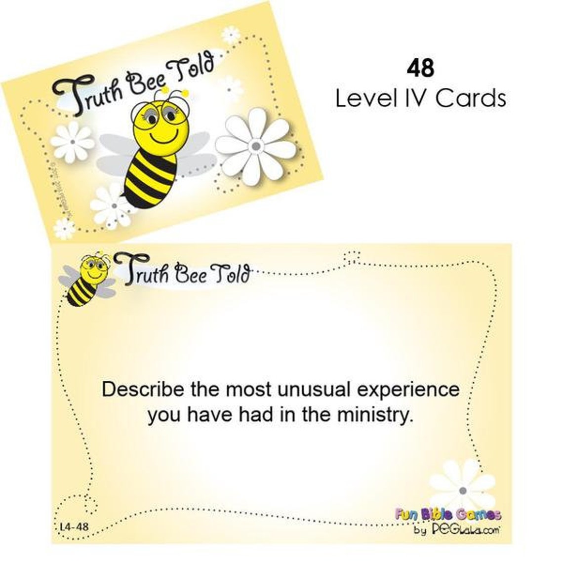 Printable: Truth Bee Told Cards young & Mature Christians - Etsy