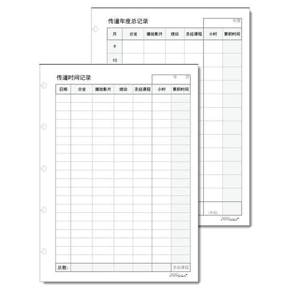 Refill Field Service Records for Peglala Return Visit Book - Etsy