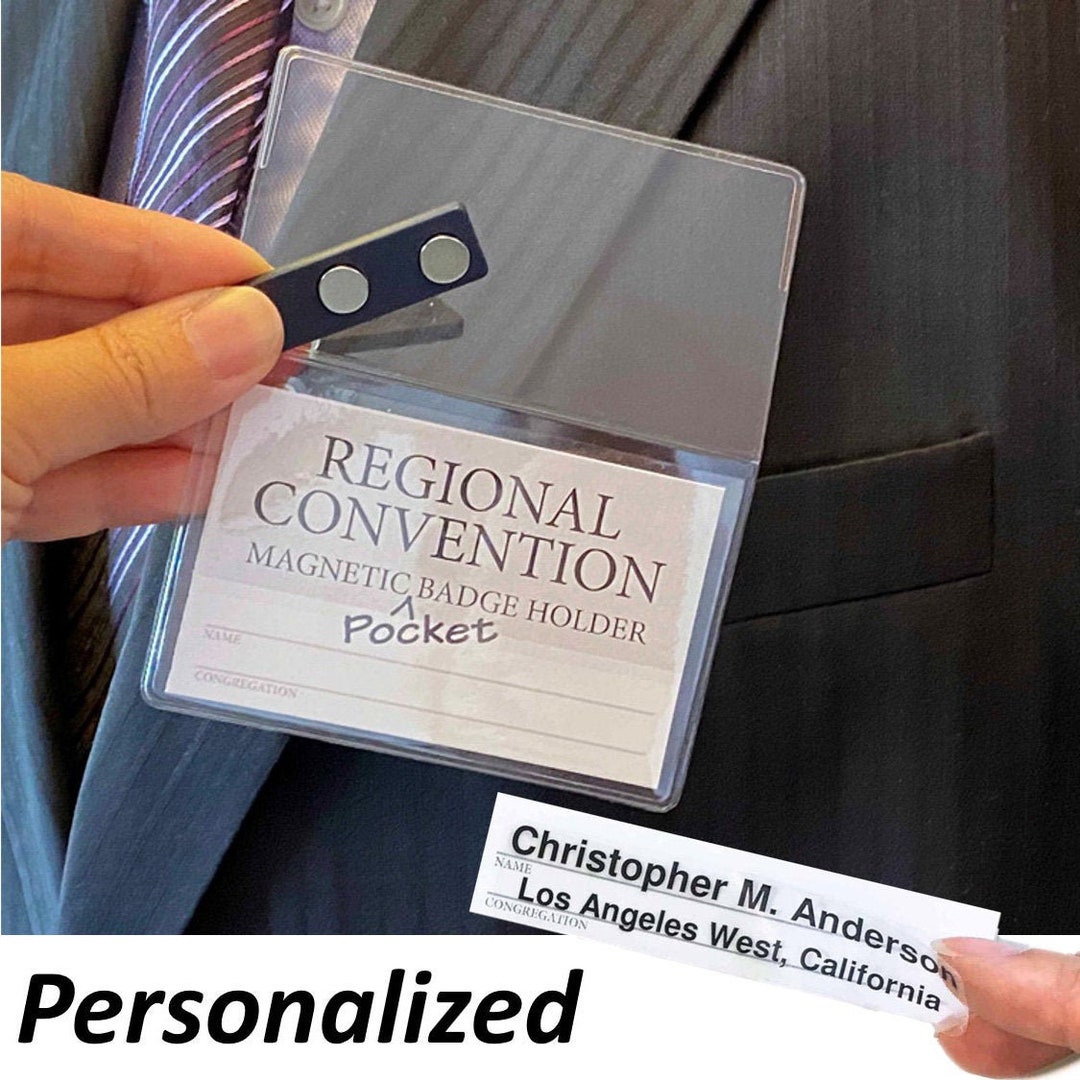 Personalized Magnetic Pocket Badge Holder: Jehovah's Witnesses ...