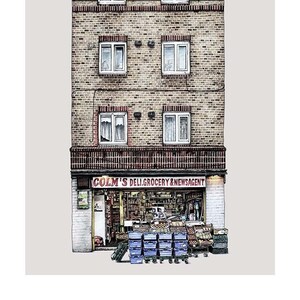 Colm's in Colour Art Print Wall Art Drawing - Etsy