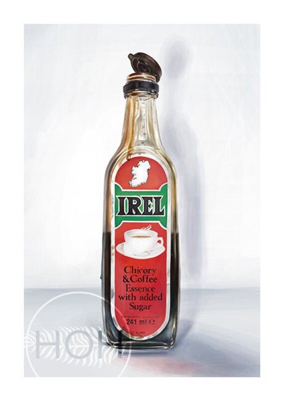 Irel Chicory Coffee Art Print Wall Art Painting Food | Etsy