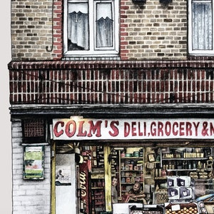 Colm's in Colour Art Print Wall Art Drawing - Etsy