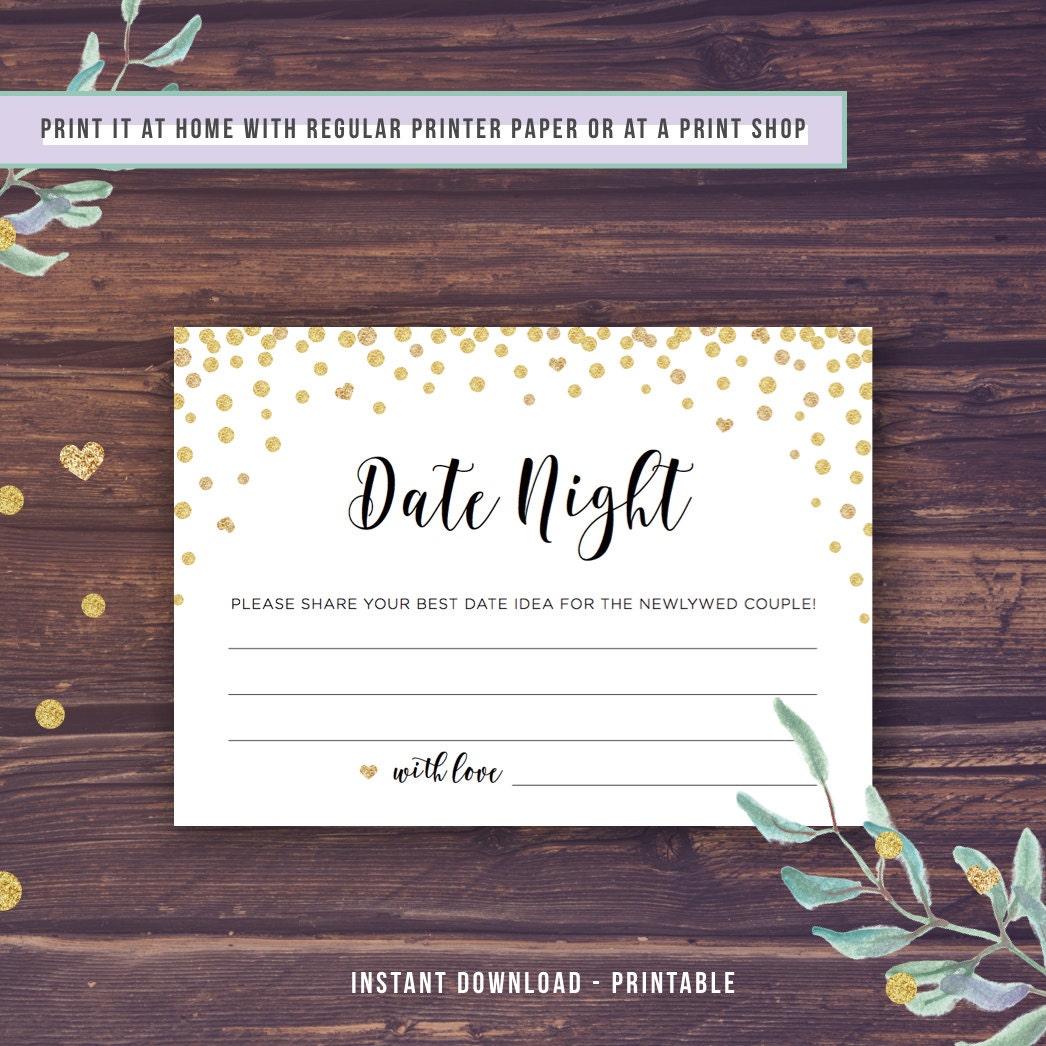 Date Night Jar Sign Date Night Ideas Cards Printable - Etsy